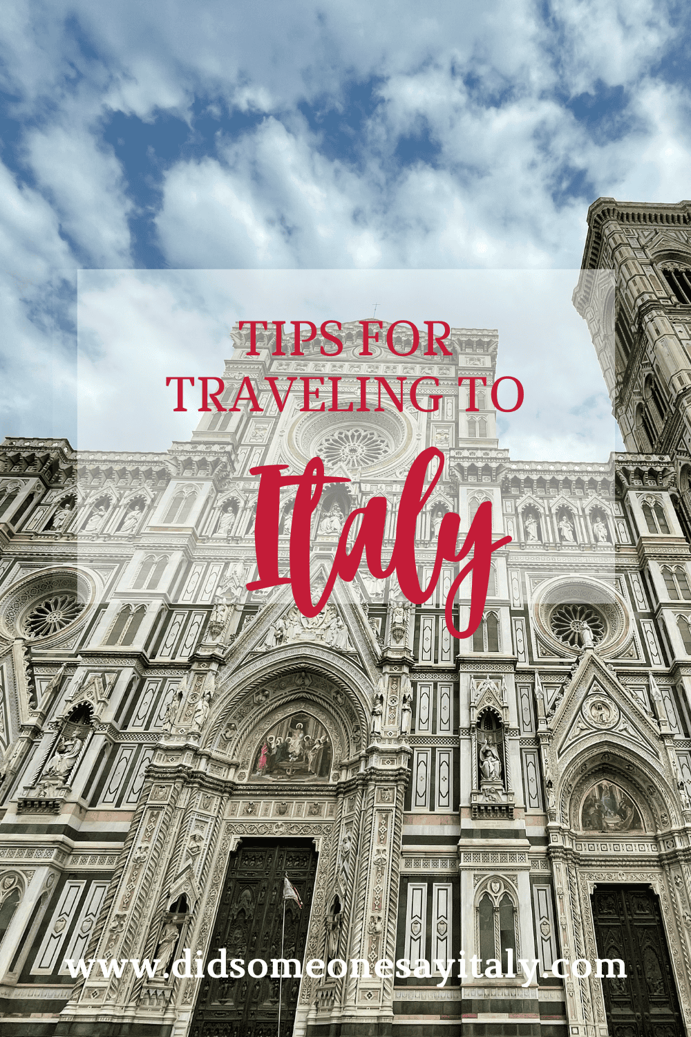 10 Tips For Traveling To Italy: What Americans Should Know - DID ...